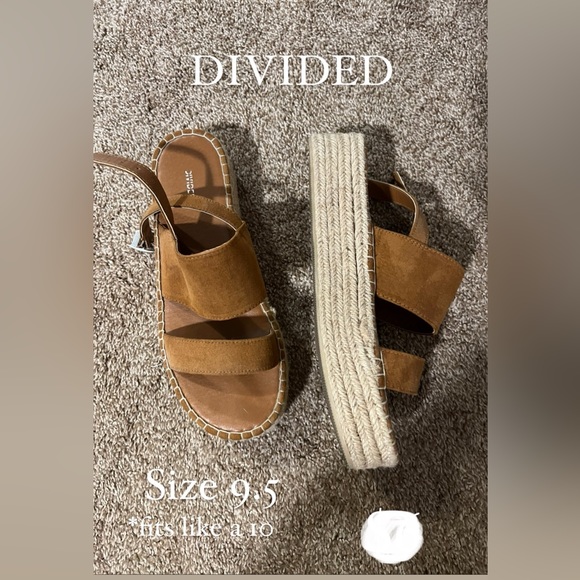 Divided | Shoes | Espadrille Platform Sandals | Poshmark